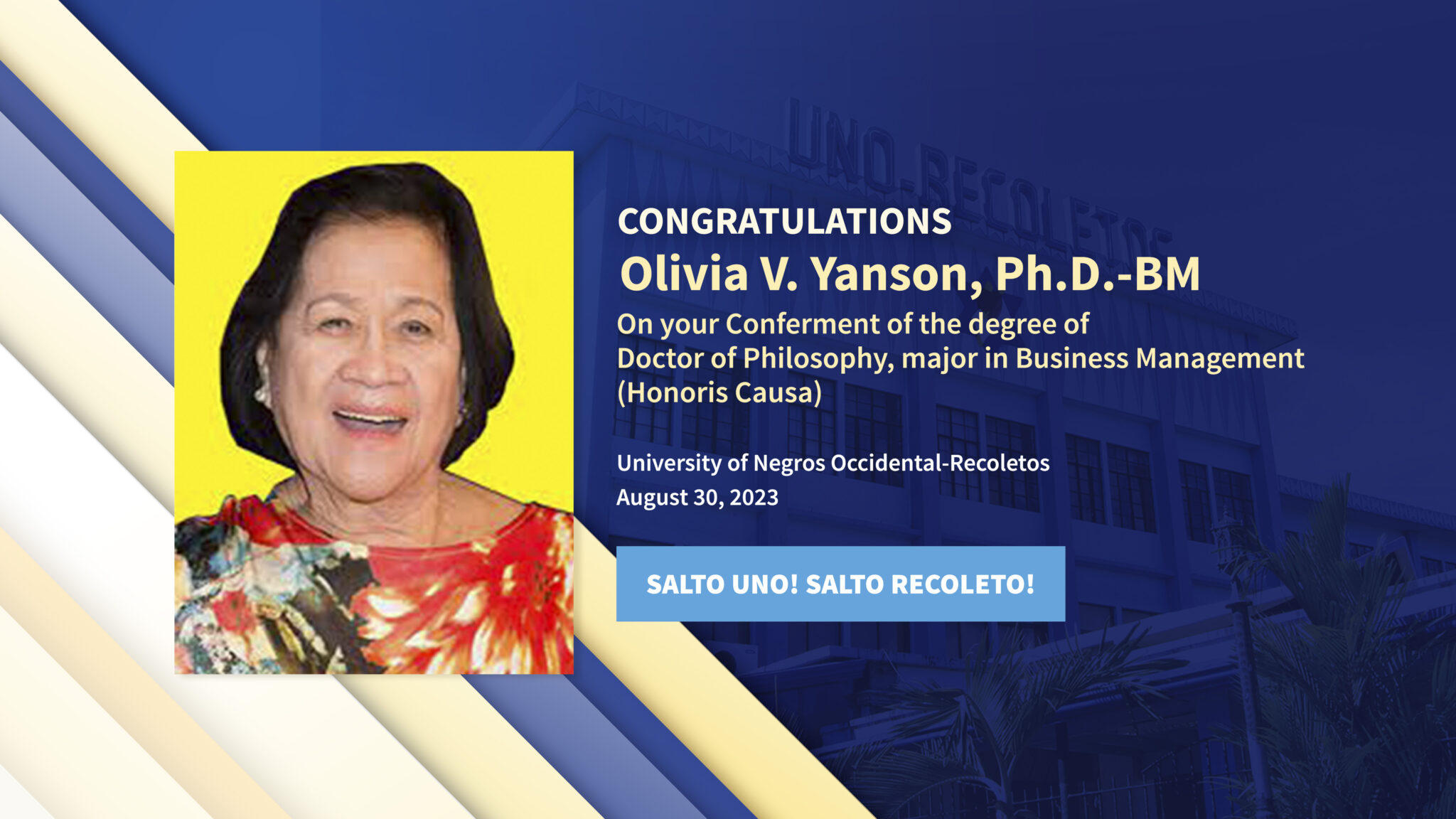 University of Negros Occidental – Recoletos – The Cradle of Evangelization