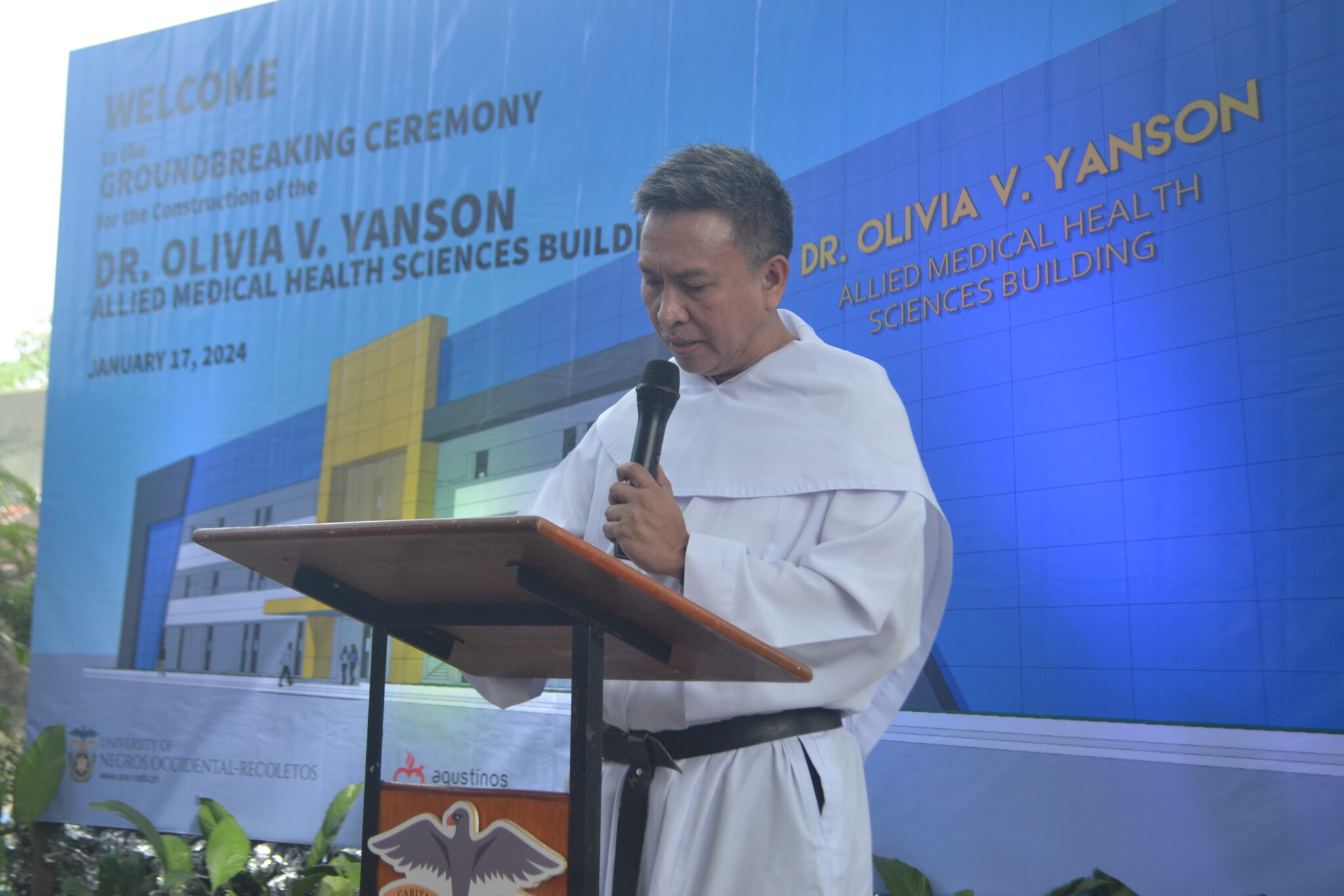 GROUNDBREAKING CEREMONY FOR CAMHS BUILDING – University of Negros ...