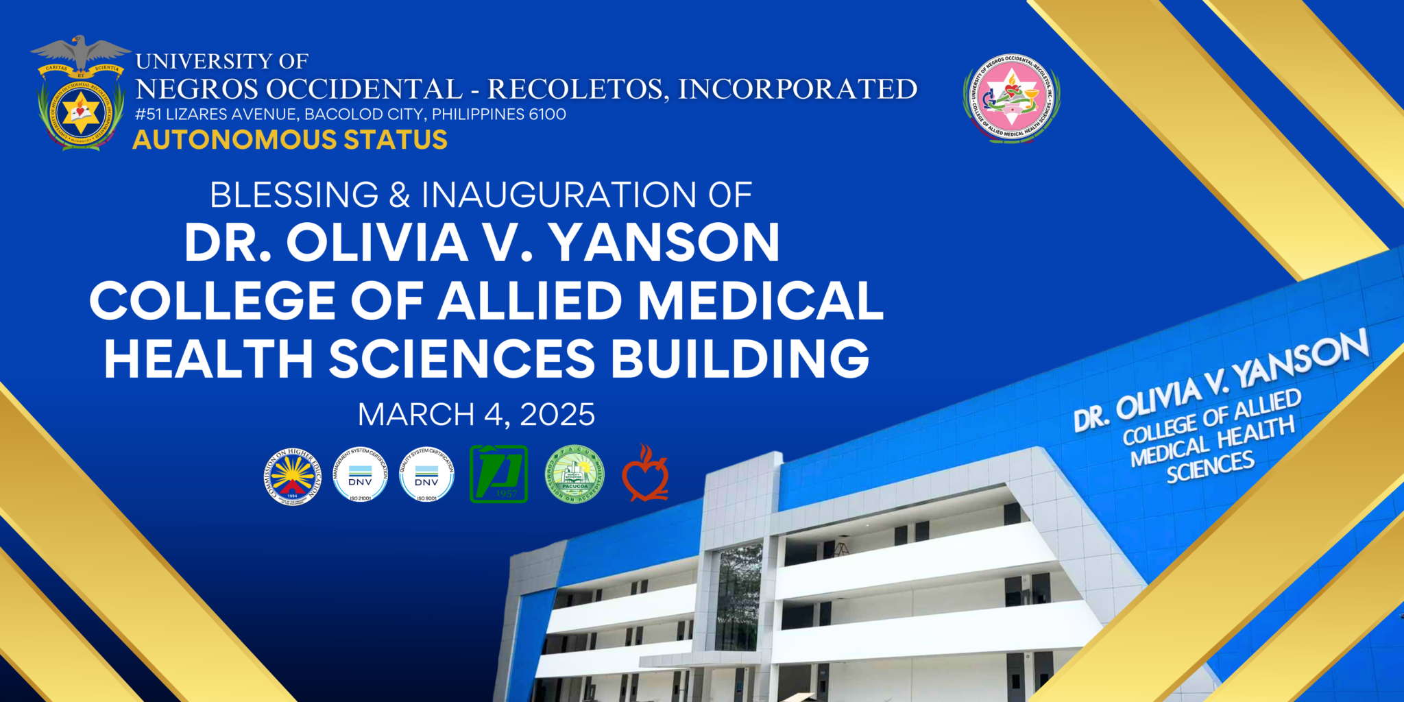 University of Negros Occidental – Recoletos – The Cradle of Evangelization