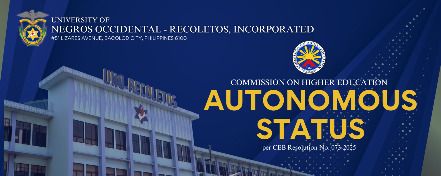 University of Negros Occidental – Recoletos – The Cradle of Evangelization